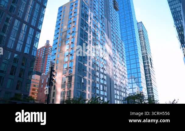 New York, USA, 4 August 2025: Highrise residential and office towers in ...