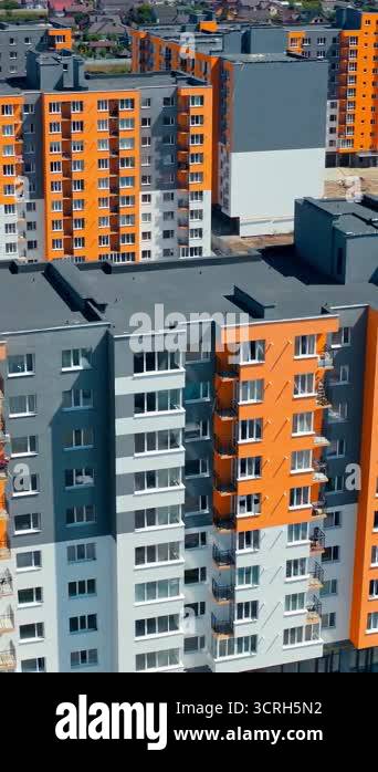 Vertical residential contemporary houses Stock Videos & Footage - HD ...