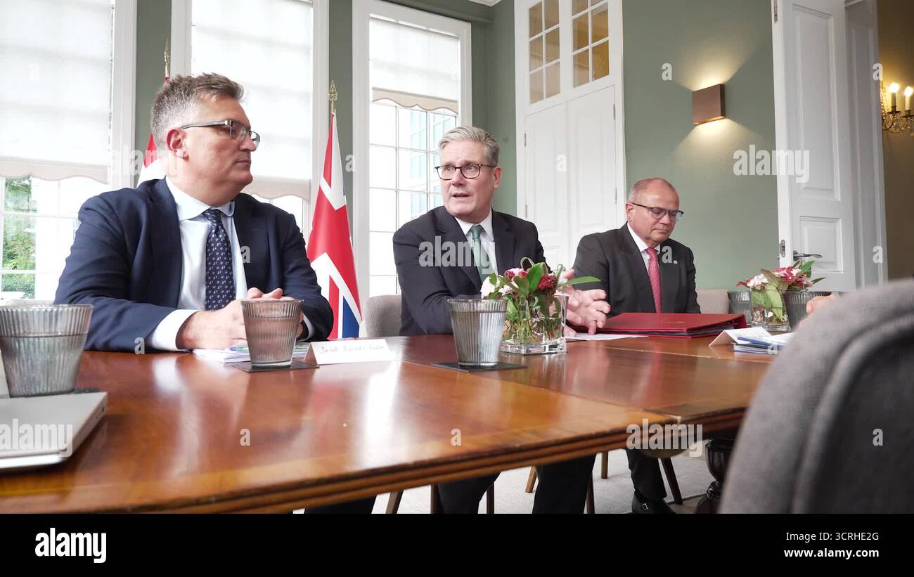 Sir Keir Starmer meets with Danish CEOs in Copenhagen Stock Video Footage - Alamy