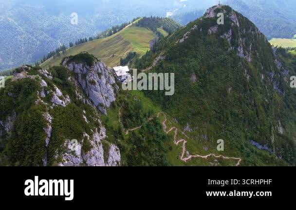 4K Aerial drone video of Tegernseer Htte, incredible cabin nested in ...