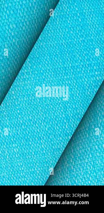 Blue Cotton Fabric Bolts Presented in Seamless Motion, Animated ...