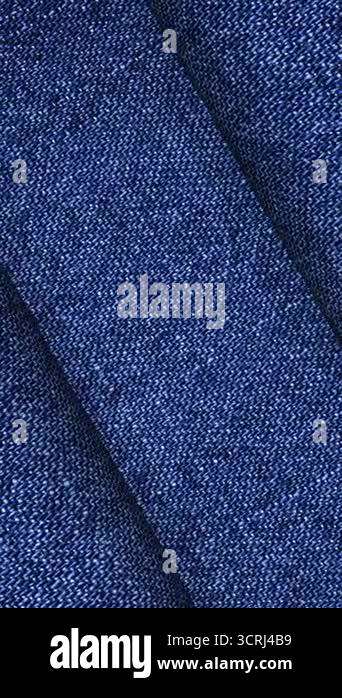 Animated Motion of Raw Denim Fabric Highlighting Tailors Craft with ...