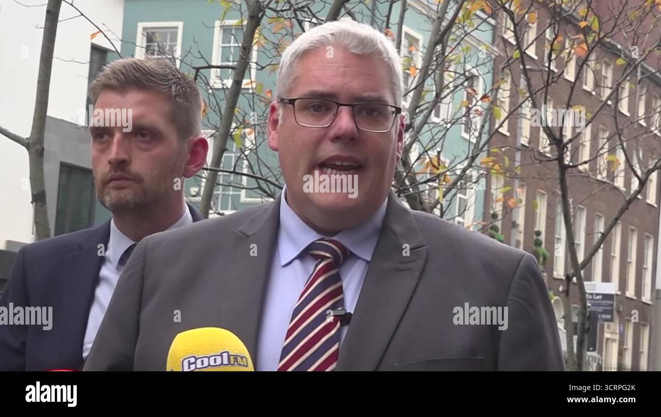 DUP leader Gavin Robinson reacts to the terror attack in Manchester ...