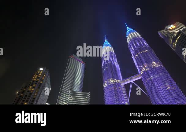 Bukit Bintang, Kuala Lumpur, Malaysia - Dec 06 2024: KLCC is lit up ...