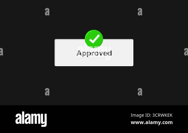 Failed notification animation on a green screen background. Failed pop ...