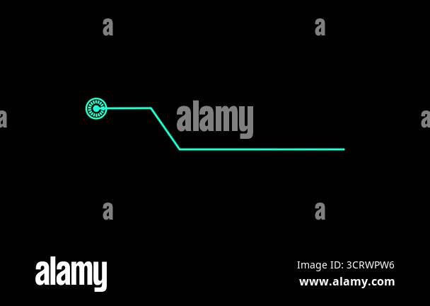 HUD information animation. Callouts titles. Hitch style tech HUD ...