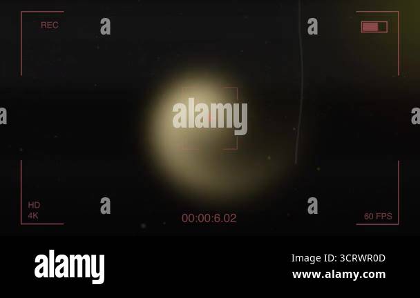 Camcorder VHS Recording Overlay Background Effect With Static Noise ...