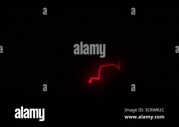 Brazil map animation, Glowing neon Brazil map animation background ...