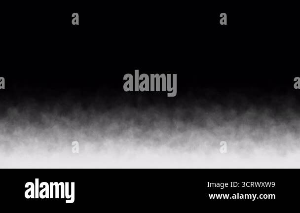 Abstract animated ground fog smoke overlay or background, concepts ...