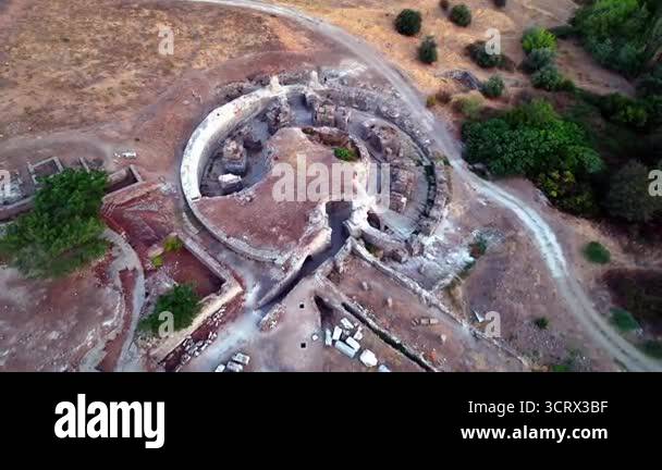 Asklepion Ancient City in Pergamon Historical Ruins of Healing Center4K ...