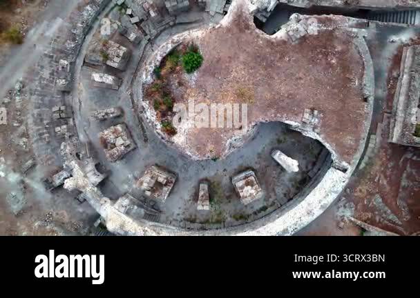 Asklepion Ancient City in Pergamon Historical Ruins of Healing Center4K ...