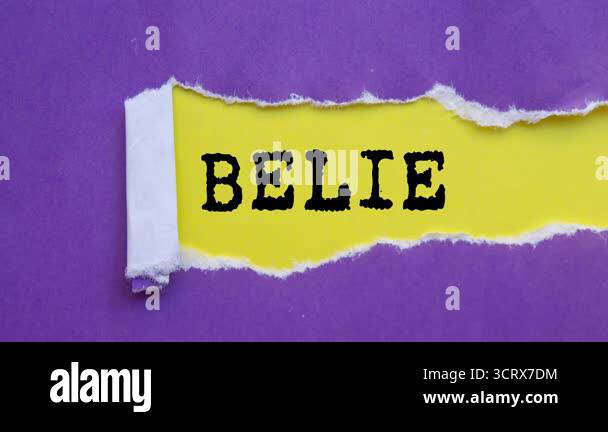 Believe message written on ripped torn paper background. Conceptual ...