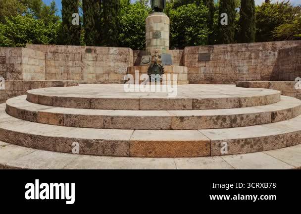 The statue of Afonso Henriques depicts the first Portuguese king with ...