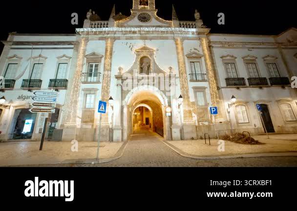 FARO, Portugal, 15 January 2025 - Arco da Vila Arch, Faro, The Algarve ...
