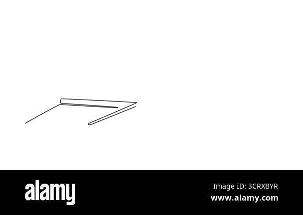 Animated self drawing of continuous line draw active man playing ...
