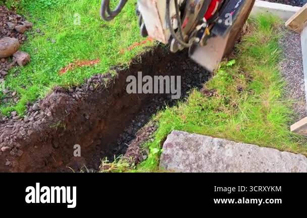 Digging trench in road Stock Videos & Footage - HD and 4K Video Clips ...