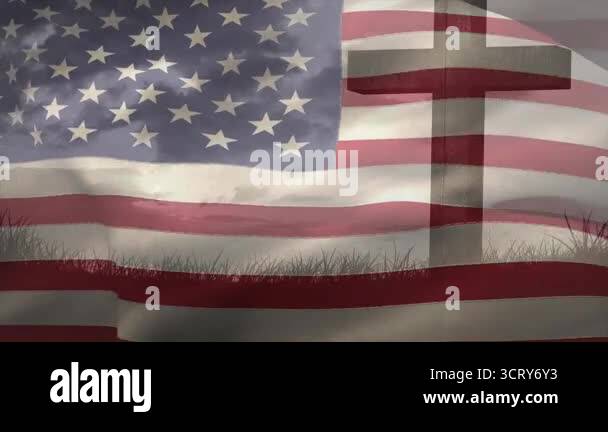 Cross american flag mark Stock Videos & Footage - HD and 4K Video Clips ...