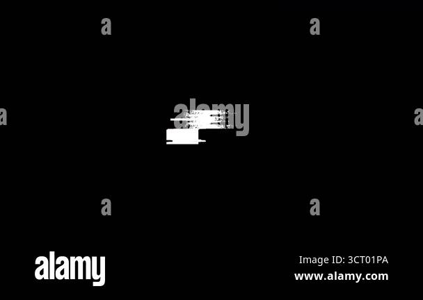 Glitch Animated Preloader Icon With Loop On A Transparent Background ...