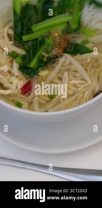 Asian ramen noodle soup. Japanese Ramen Noodles Beef or chicken. rice ...