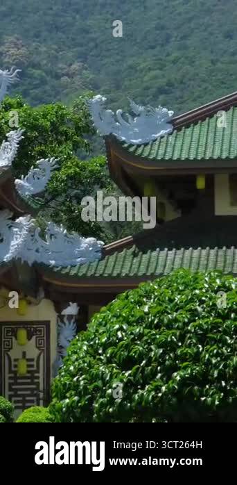 Lady Buddha statue at the Linh Ung Pagoda in Danang city in Vietnam ...