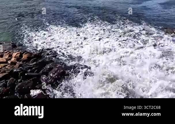 Water pollution, poorly treated wastewater flows into a natural ...