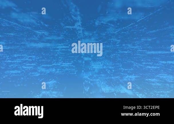 Random Digital Data Matrix Of Binary Code Numbers Text Space Motion Background For Technology