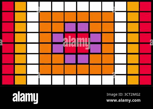 color pixels background. abstract background illustration Stock Video ...