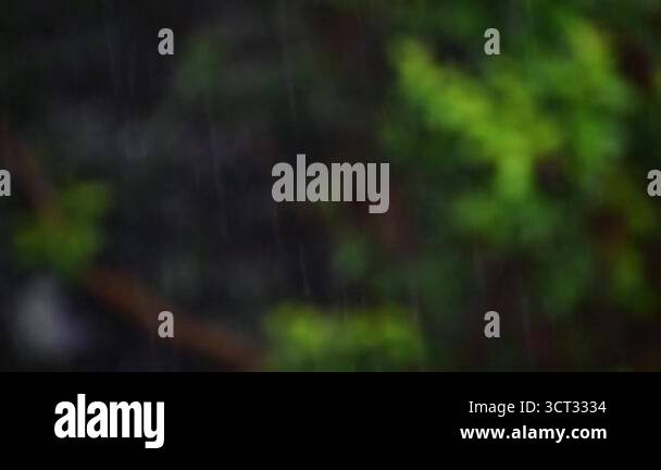 Heavy rain falling blur background Stock Videos & Footage - HD and 4K ...