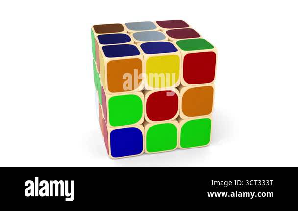 mechanical rubik's cube Stock Video Footage - Alamy