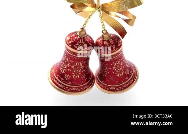 bells ringing animation. 3d and computer rendering animation video with ...