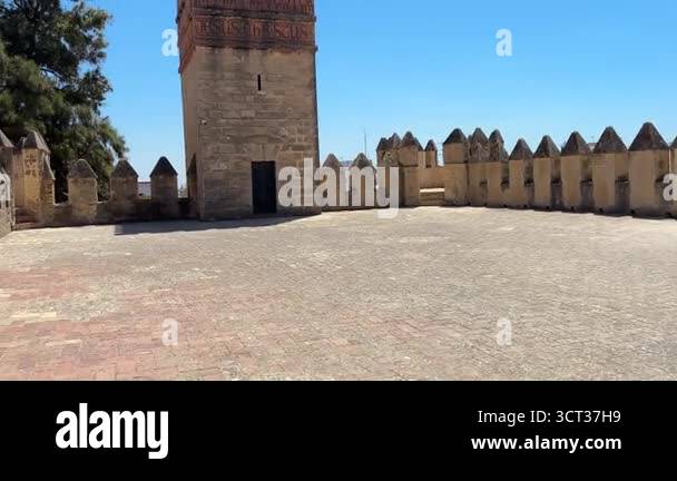 Exterior view of Santa Maria Castillo de San Marcos, a 13th-century ...