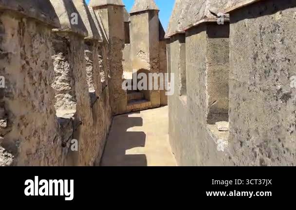 Exterior view of Santa Maria Castillo de San Marcos, a 13th-century ...