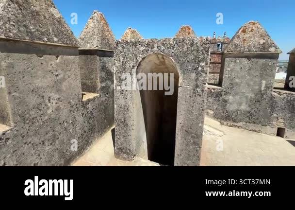 Exterior view of Santa Maria Castillo de San Marcos, a 13th-century ...