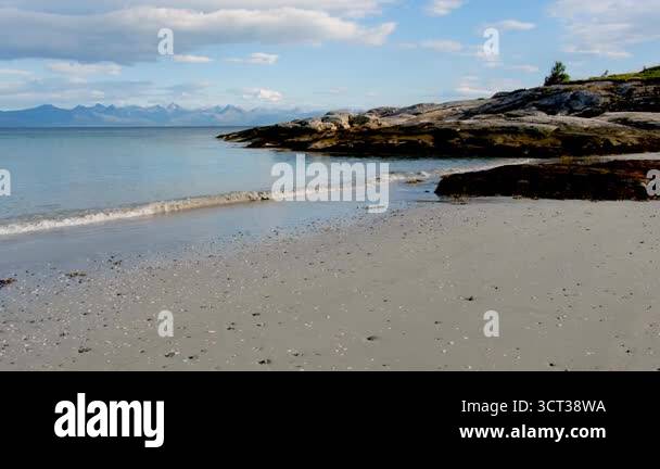 Explore the serene beauty of Bognes, Norway, where soft sands meet ...