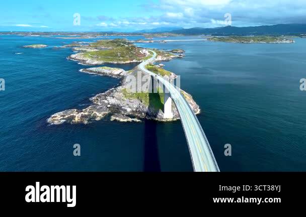 Experience the majestic Atlantic Ocean Road in Norway, where the ...