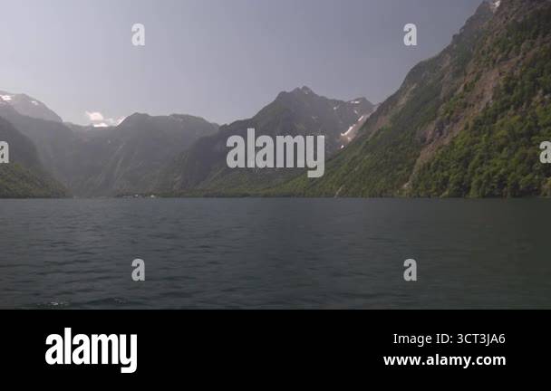 This footage, filmed from the window of a tour boat, captures the ...