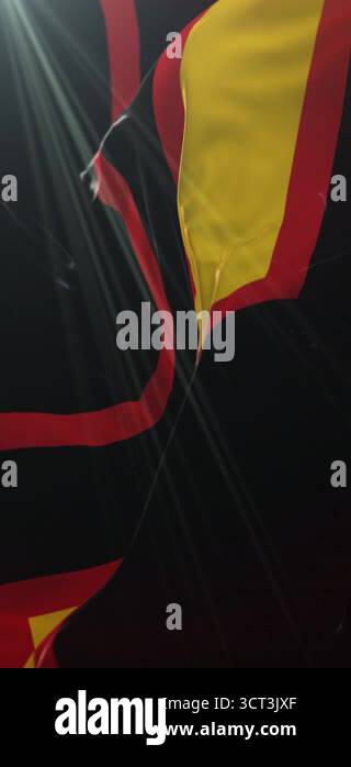 The rubber pride flag or latex pride flag. Loop. 4K Vertical Stock ...