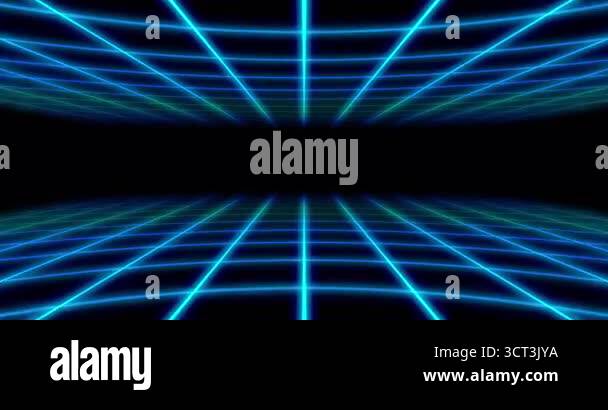 Blue grid passing. Retro Background. Loop Stock Video Footage - Alamy