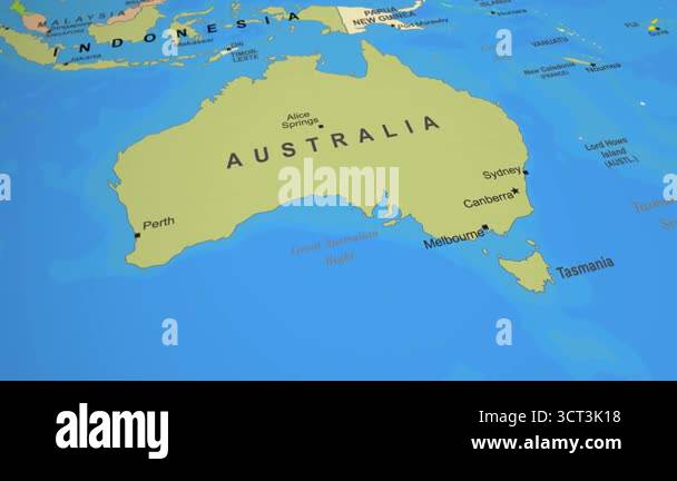 Oceania highlighted australia map Stock Videos & Footage - HD and 4K ...