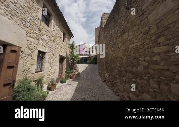 Medieval cobblestone alley castle Stock Videos & Footage - HD and 4K ...