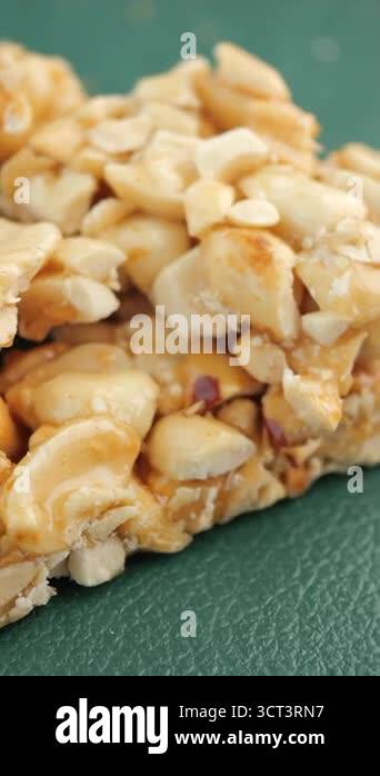 Learn how to make a tasty nut bar with simple ingredients at home Stock ...