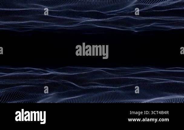 techno background with glowing particles loop animated Stock Video ...