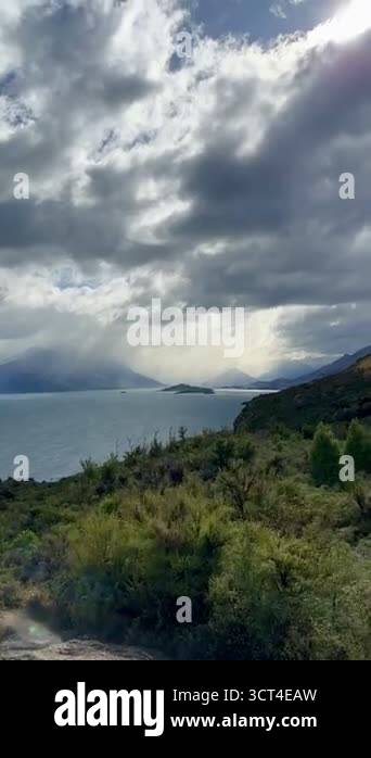 Sunbeams piercing through dramatic Stock Videos & Footage - HD and 4K ...