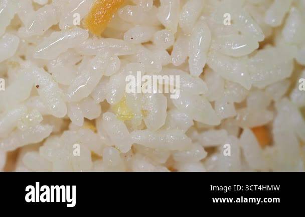 Learn how to cook fluffy white rice with great taste and texture Stock ...