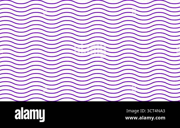 Animated violet wavy lines. Linear purple background. Decorative purple ...