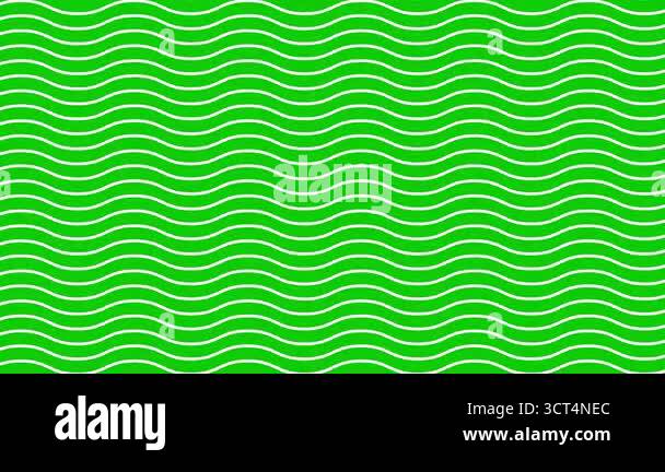 Animated white wavy lines. Linear background. Decorative pattern ...