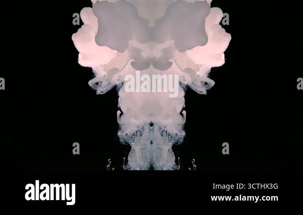 The concept of exorcism. A white cloud of smoke with mystical swirls. A ...