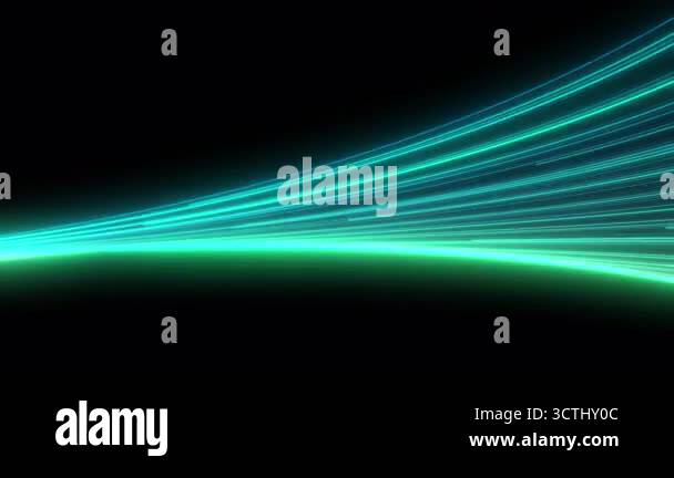 4K hyperloop neon glowing tunnel stripes with flashing light effects ...