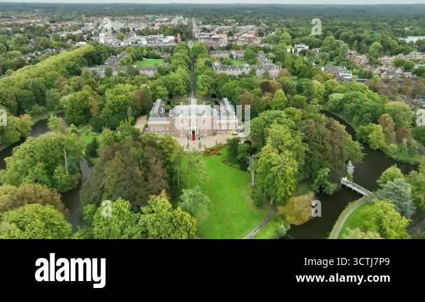 Zeist, Netherlands - September 18, 2025: Aerial Slot Zeist castle ...