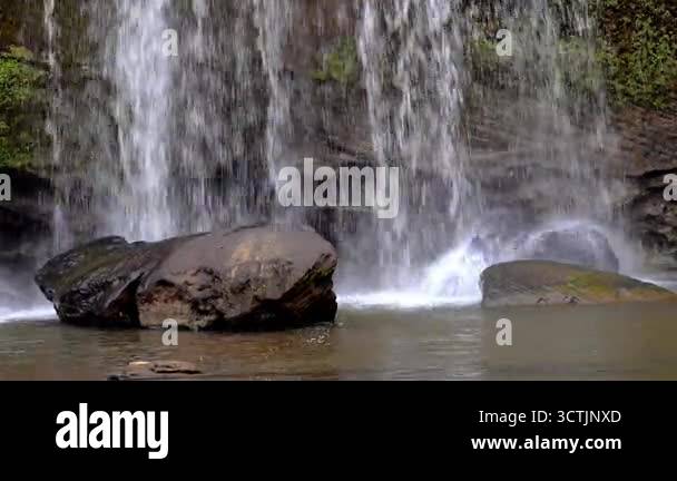 4th tiered Chat trakan waterfall at chat trakan national park ...